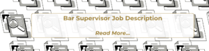 Bar Supervisor Job Description | Action Recruitment