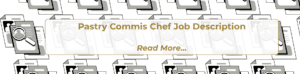 Pastry Commis Chef Job Description | Action Recruitment